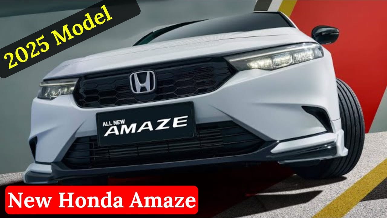 25KM का माइलेज और धुआंधार फीचर्स के साथ, कम कीमत में हुआ लॉन्च 2025 मॉडल New Honda Amaze कार